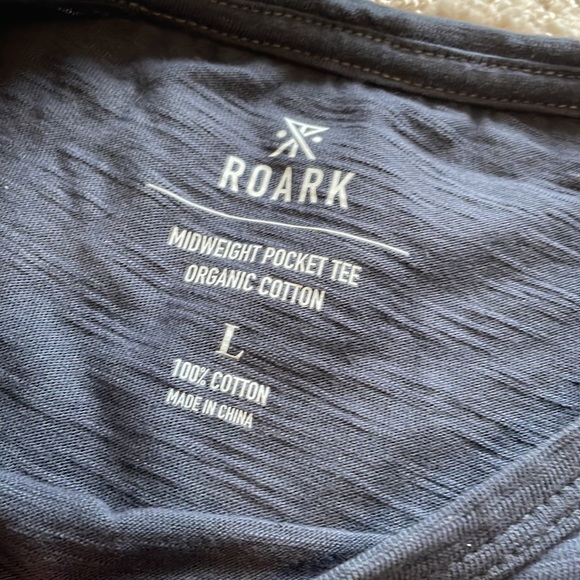 Roark | Shirts | Nwt Roark Midweight Pocket Tee | Poshmark